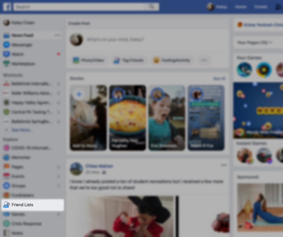 How to organize your friend list on Facebook (and hide people, too)